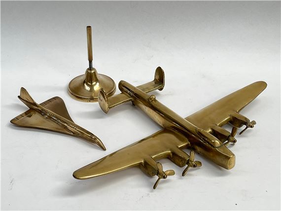 Concorde | A model of a Lancaster and a smaller model of a Concorde ...