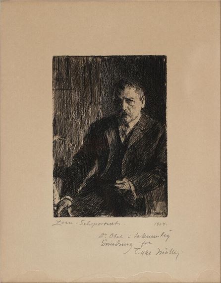 Anders Zorn | Self portrait | MutualArt
