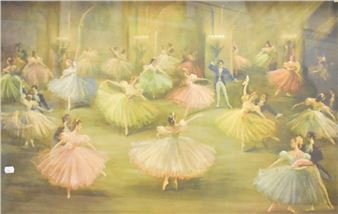 Carlotta Edwards | ballet scene (1953) | MutualArt