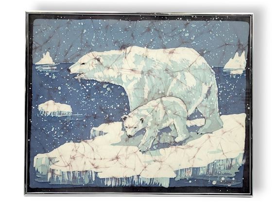 Janaan Kitchen | Polar Bear on Batik | MutualArt
