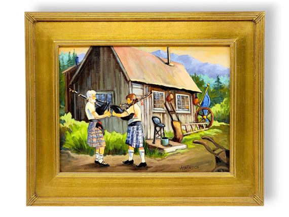 Betty Atkinson | Pipers at Crow Creek Mine | MutualArt