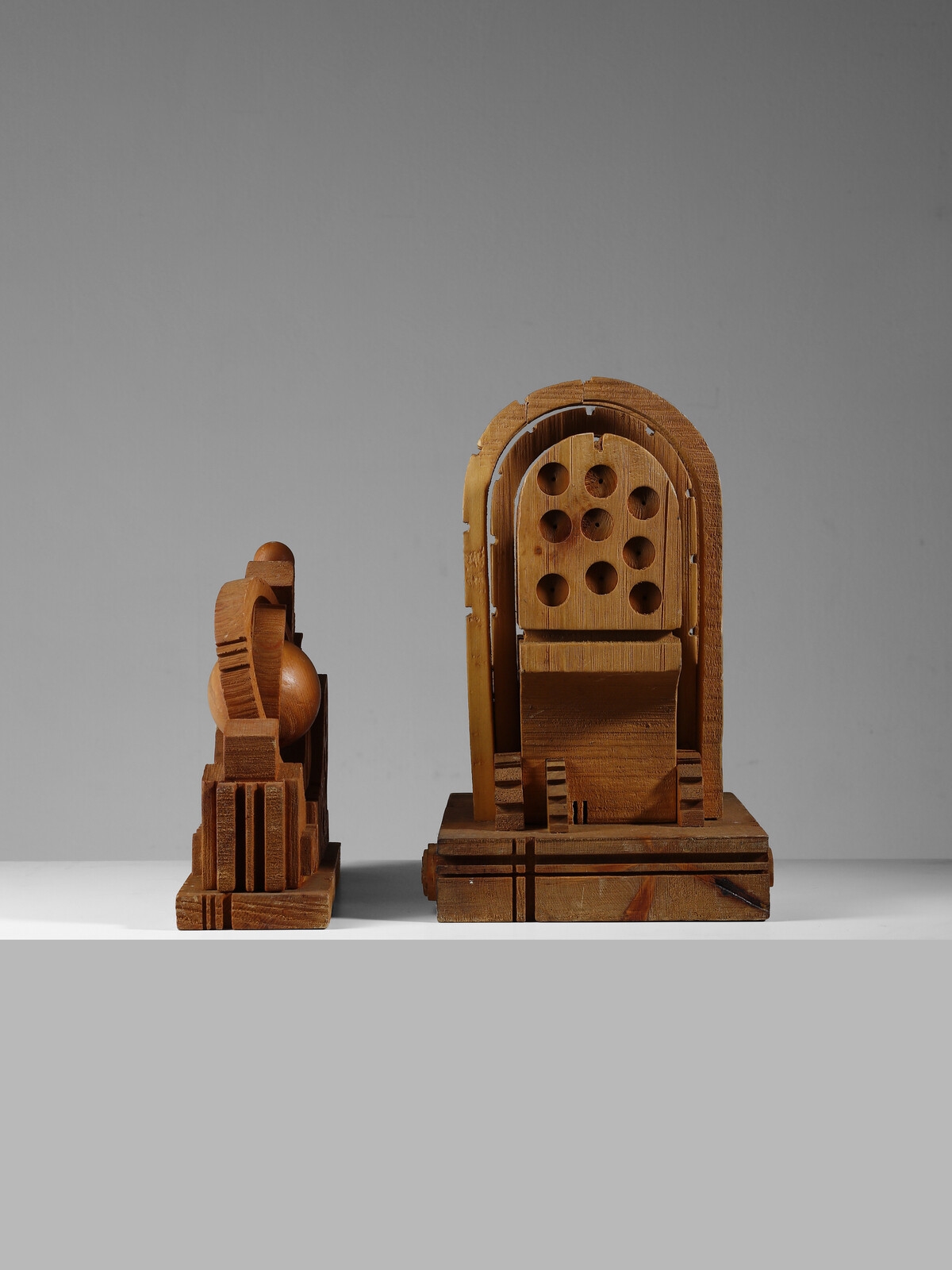 Ferdinando Codognotto | Two all-round sculptures (1998 - 1999) | MutualArt