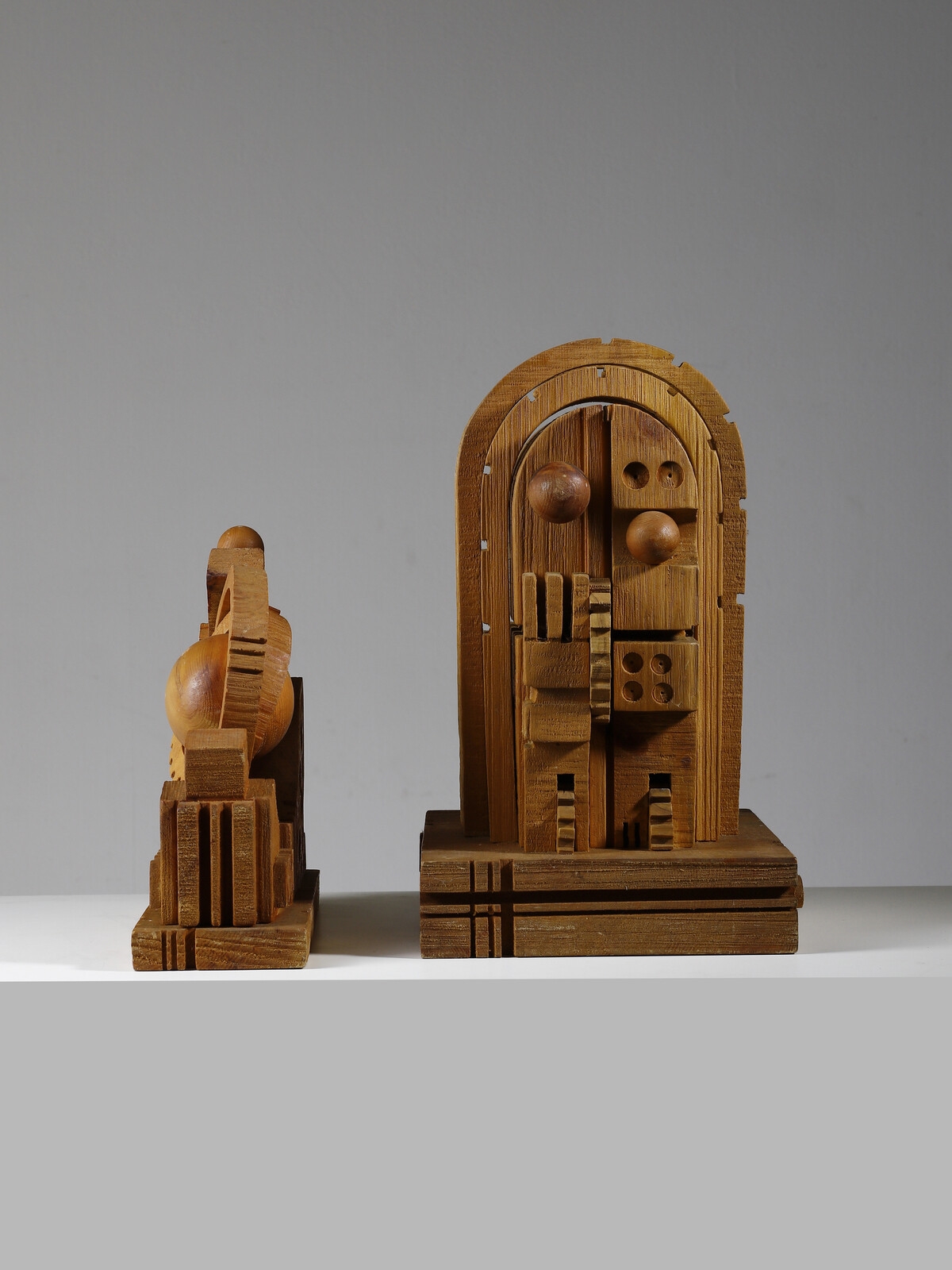 Ferdinando Codognotto | Two all-round sculptures (1998 - 1999) | MutualArt