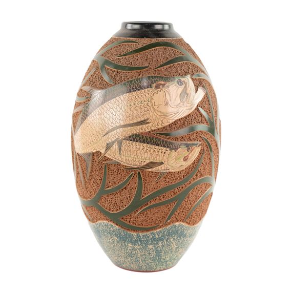 Emmanuel Maldonado | Emmanuel Maldonado Ceramic Art Pottery Fish Vase ...