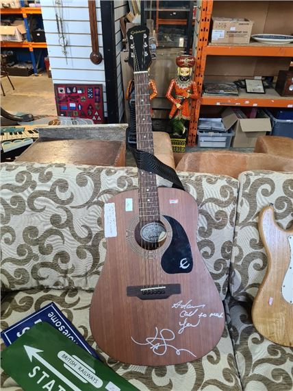 Jason | Epiphone acoustic guitar model PR100 with inscription and a ...