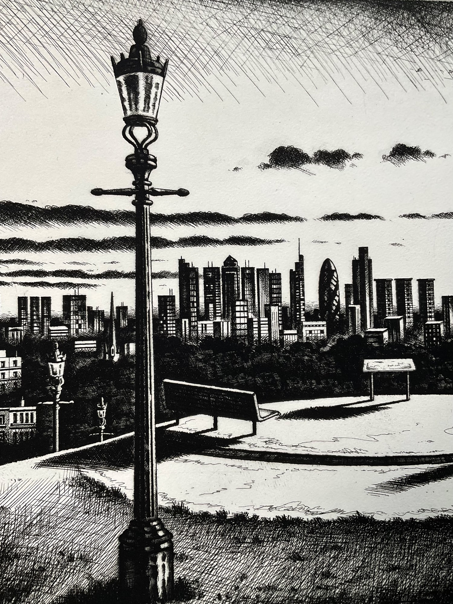 John Duffin | London from Primrose Hill | MutualArt
