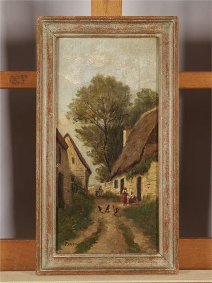 Julien Hippolyte Feron | The chickens | MutualArt