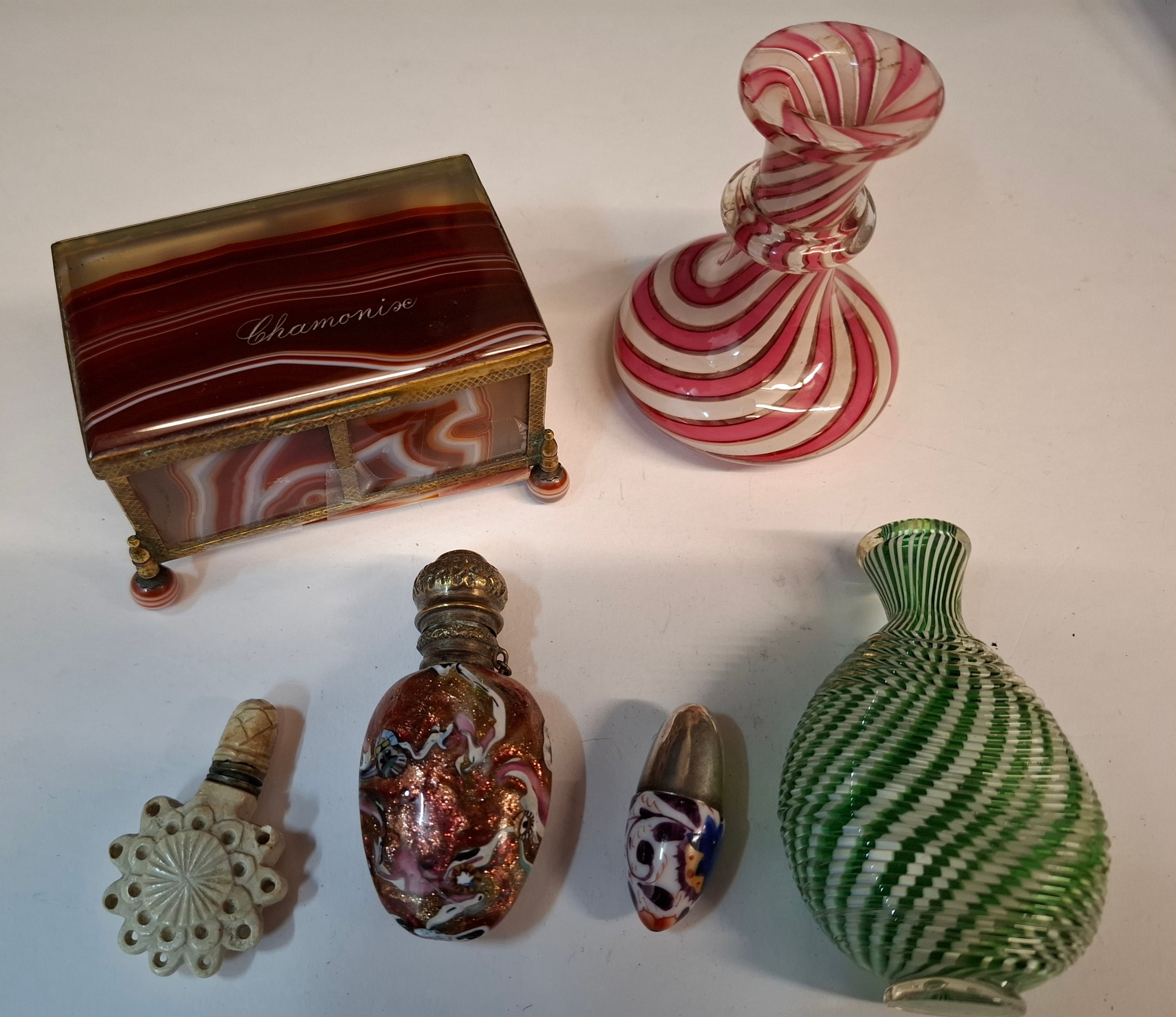 Murano | Two mid 20th Century Murano glass swirl pattern bottles (Circa ...