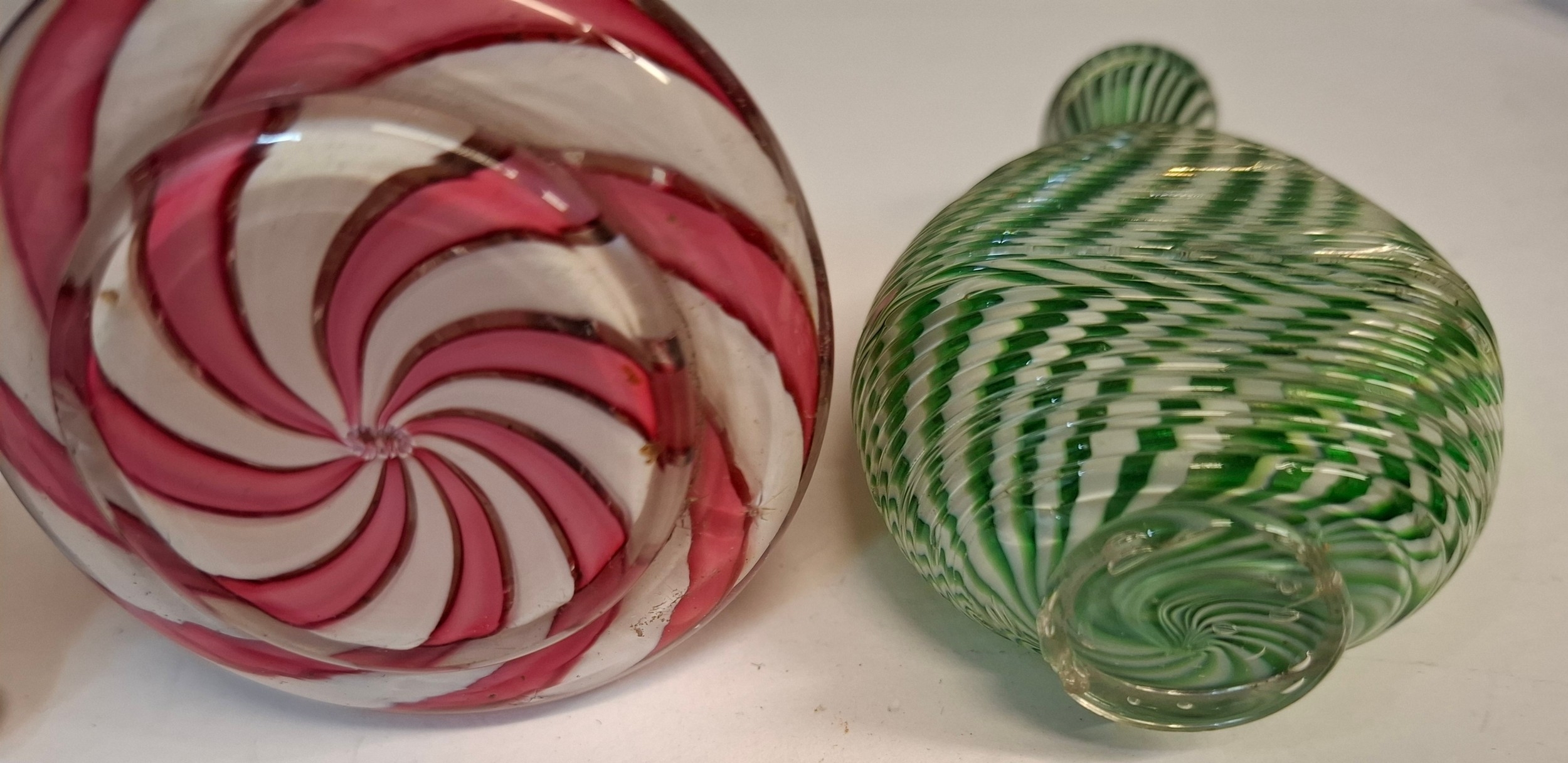 Murano | Two mid 20th Century Murano glass swirl pattern bottles (Circa ...