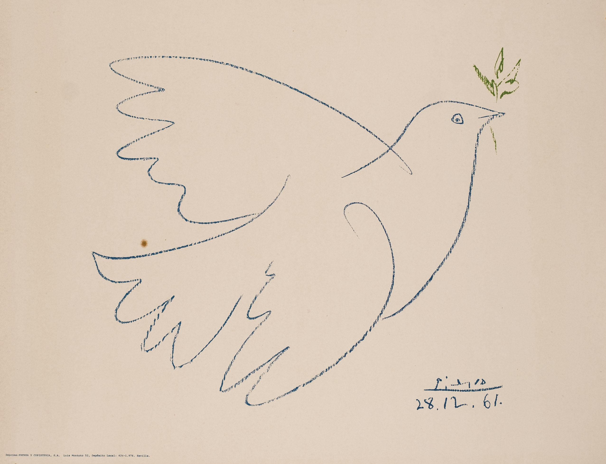Pablo Picasso | Dove of Peace (1961) | MutualArt