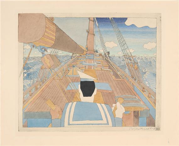 Hariton Pushwagner | Styrmannen (1983) | MutualArt