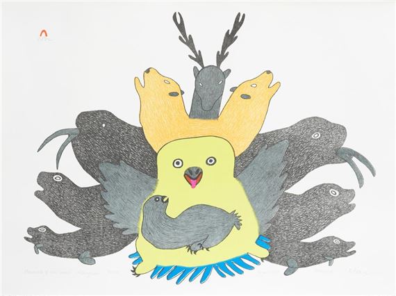 Never | PITSEOLAK ASHOONA - Animals of Our Land (1979) | MutualArt