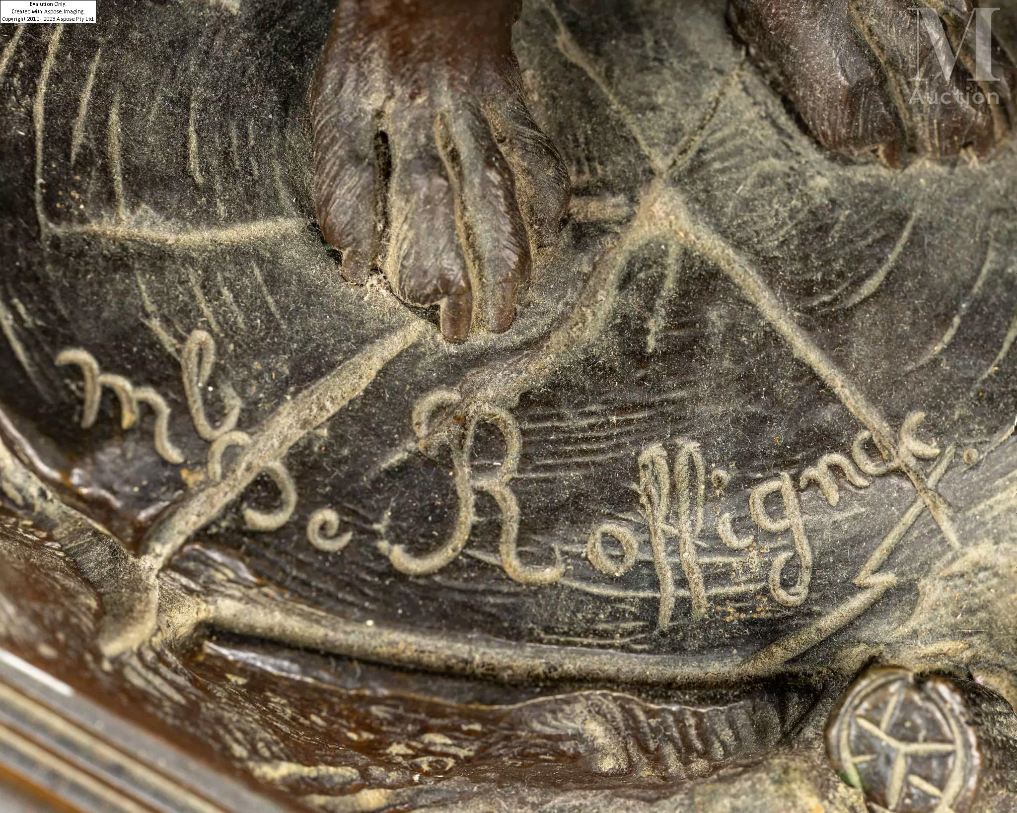 Martial de Roffignac | Beau et Belotte. Couple de saintongeois | MutualArt