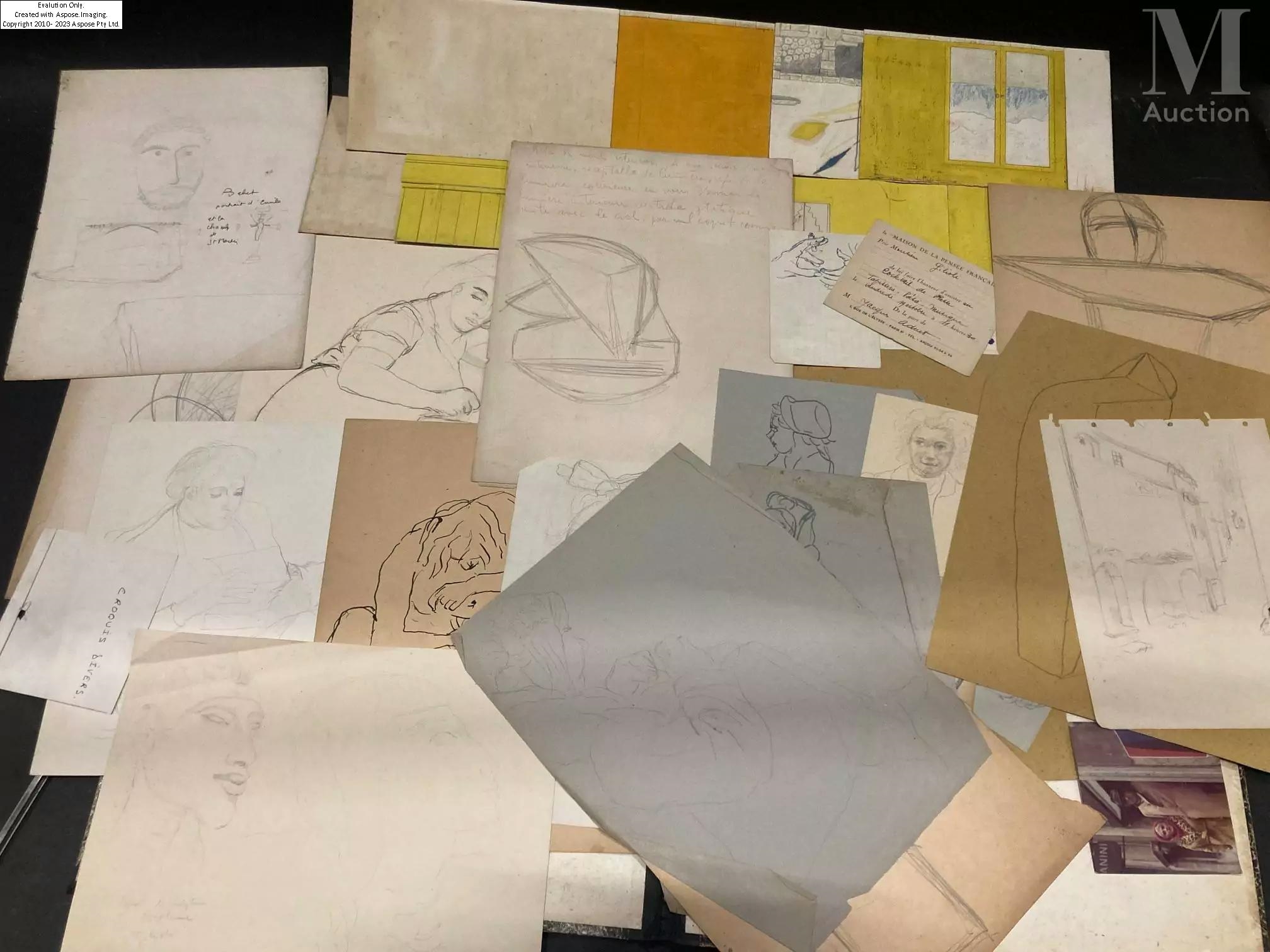 Émile‏ Gilioli | Dessins et croquis | MutualArt