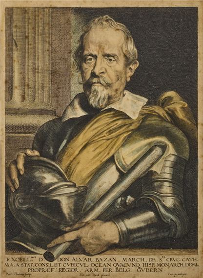 Paulus Pontius | Don Alvaro de Bazan (1645) | MutualArt