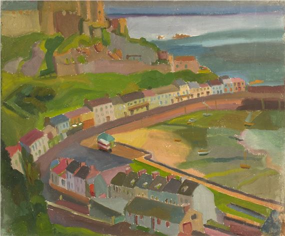 Harry Barr | A coastal harbour town | MutualArt