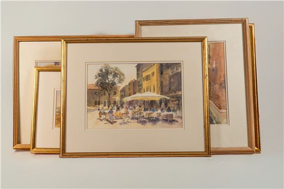 Tony Herbert | Early Morning Coffee, Venice | MutualArt