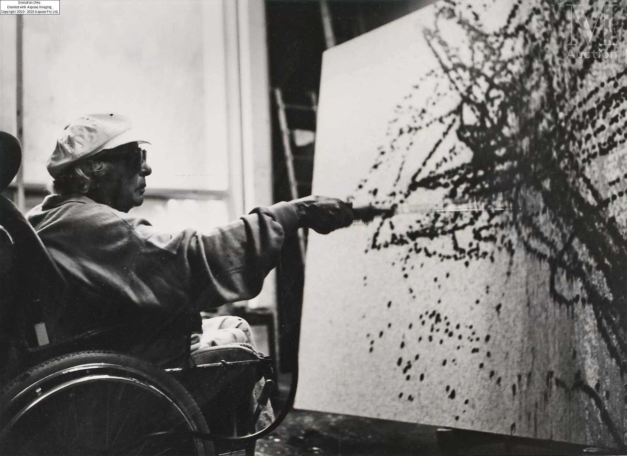 André Villers | Portrait de Hans Hartung, 1989 (1989) | MutualArt