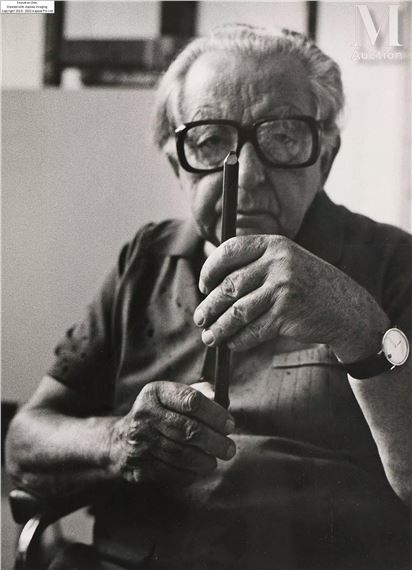 André Villers | Portrait de Hans Hartung, 1985 (1985) | MutualArt