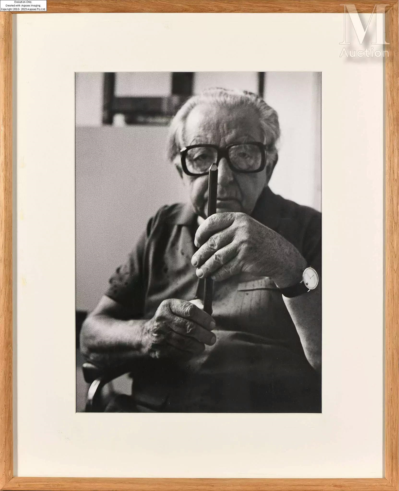 André Villers | Portrait de Hans Hartung, 1985 (1985) | MutualArt