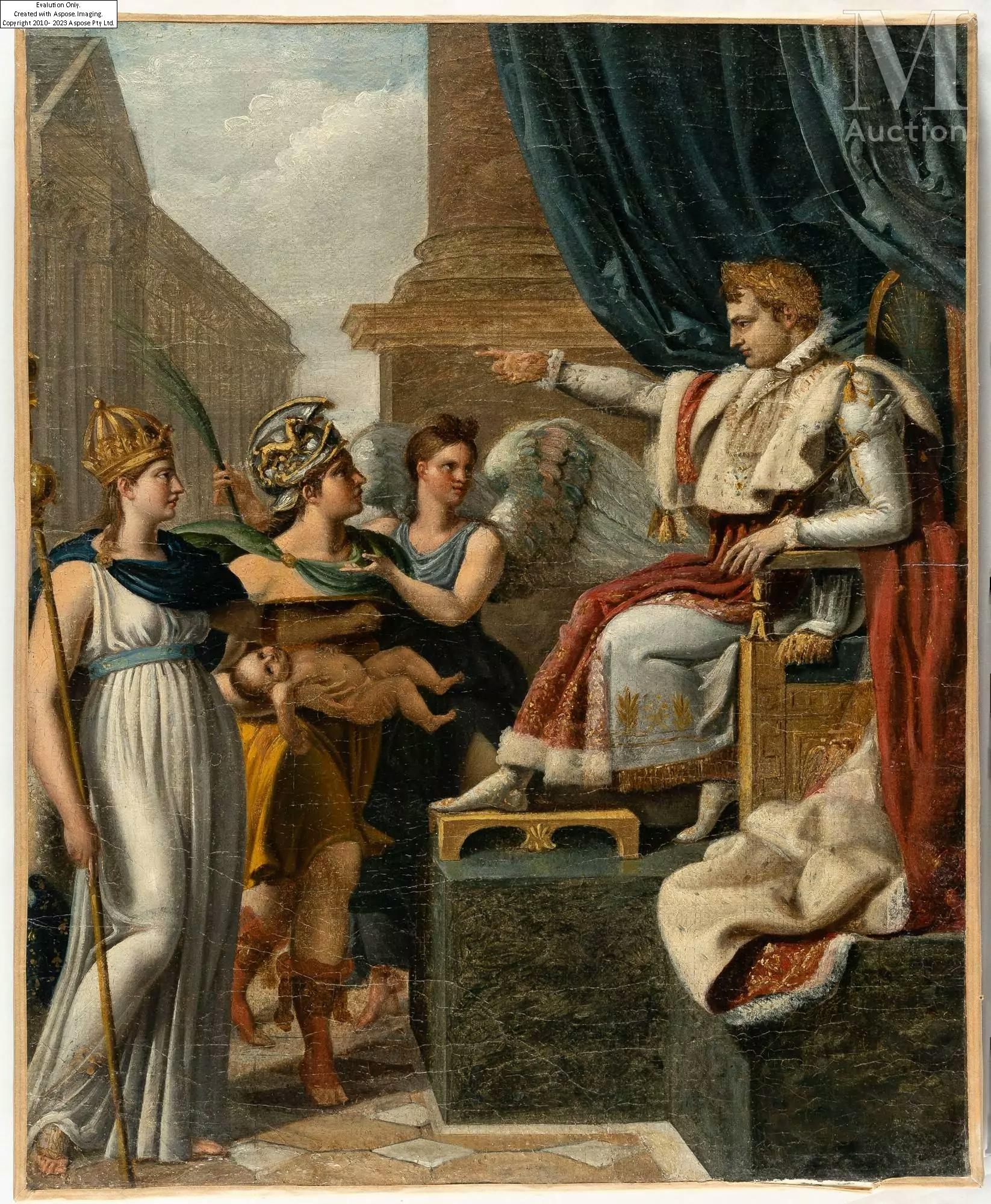 Philippe Wal | Allégorie de la naissance du Roi de Rome (Circa 1811 ...