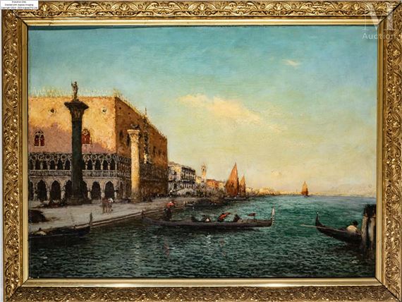 Albert Ferdinand‏ Duprat | Venise au couchant | MutualArt