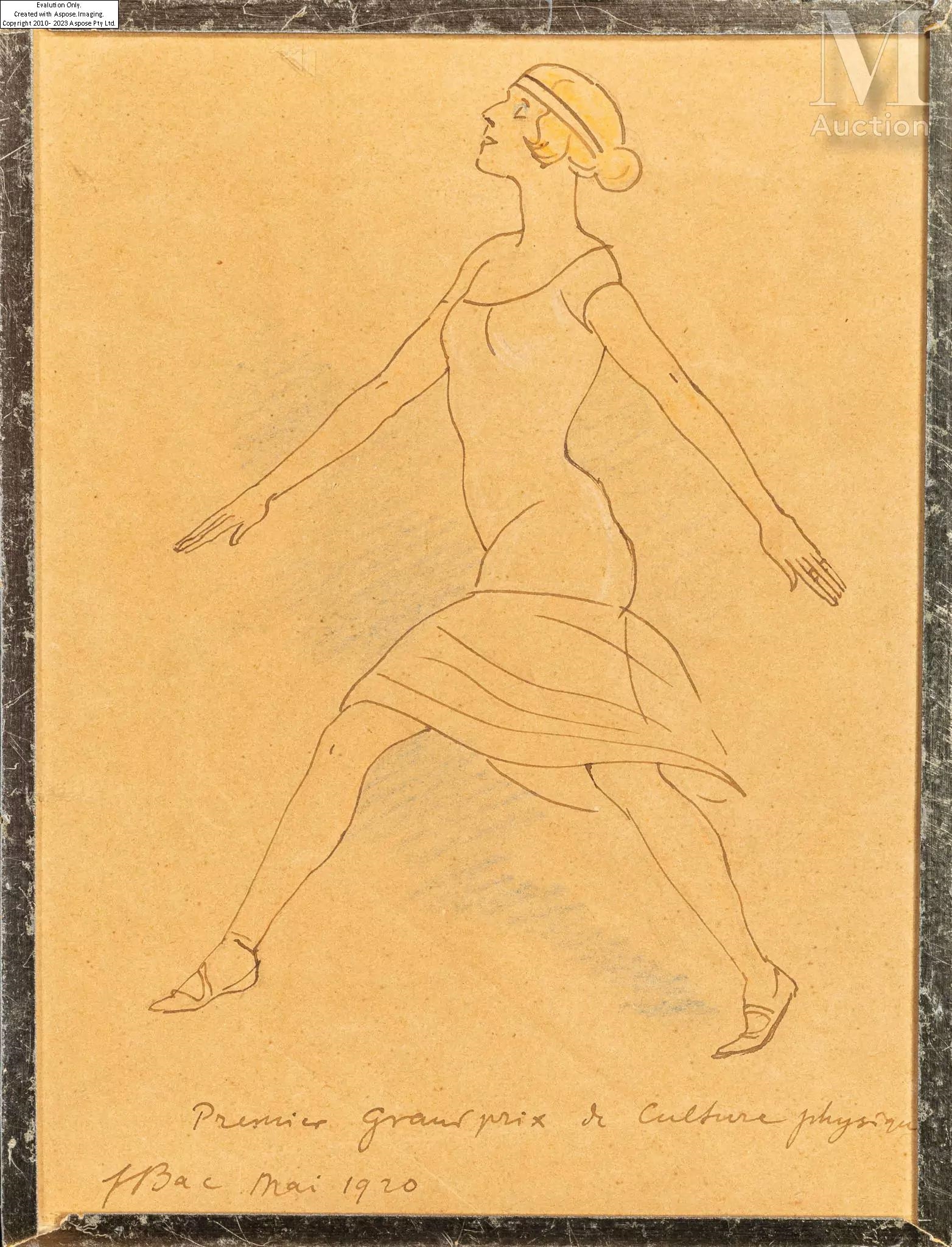 Ferdinand Bac | Portrait d'élégante (1920) | MutualArt