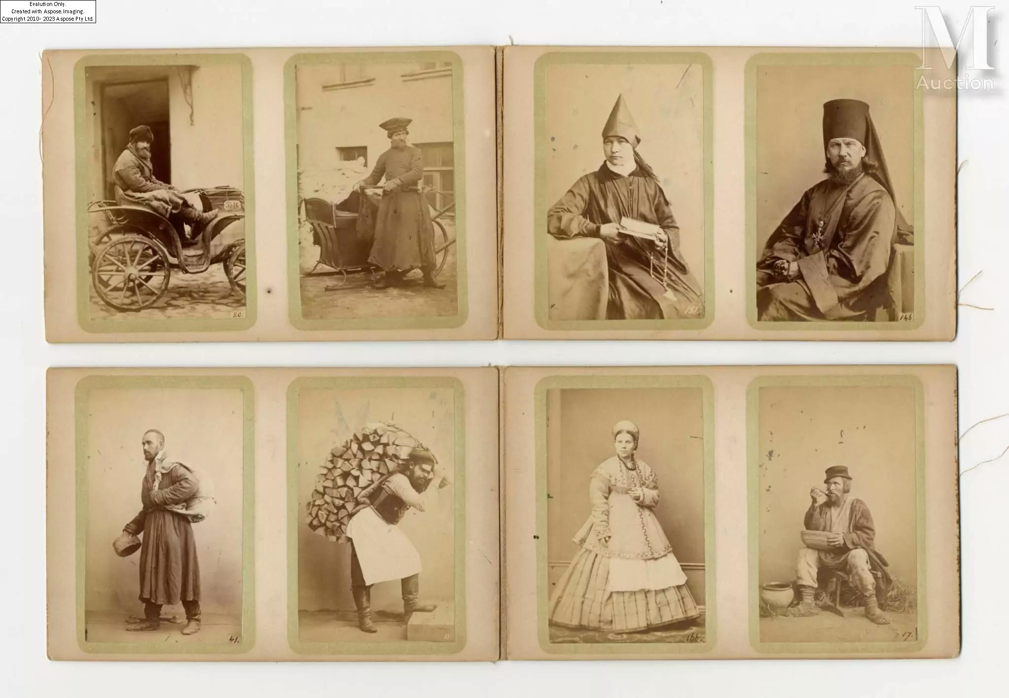 William Carrick | Album CDV : Types et petits métiers en Russie | MutualArt