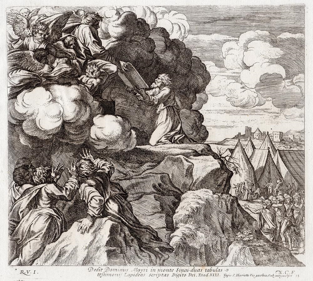 Raffaello Sanzio | Moses receives the Ten Commandments | MutualArt