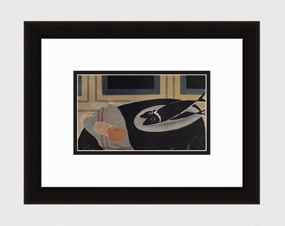 Georges Braque | BRAQUE Vintage 1956 Lithograph Still Life with Fish ...