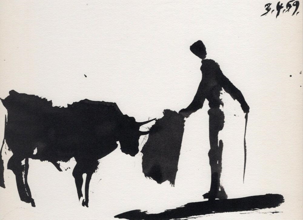 Pablo Picasso | Bullfight Scene (Escena de Corrida de Toros) | MutualArt