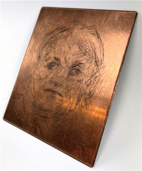Robin Symes | SELF PORTRAIT COPPER PLATE | MutualArt