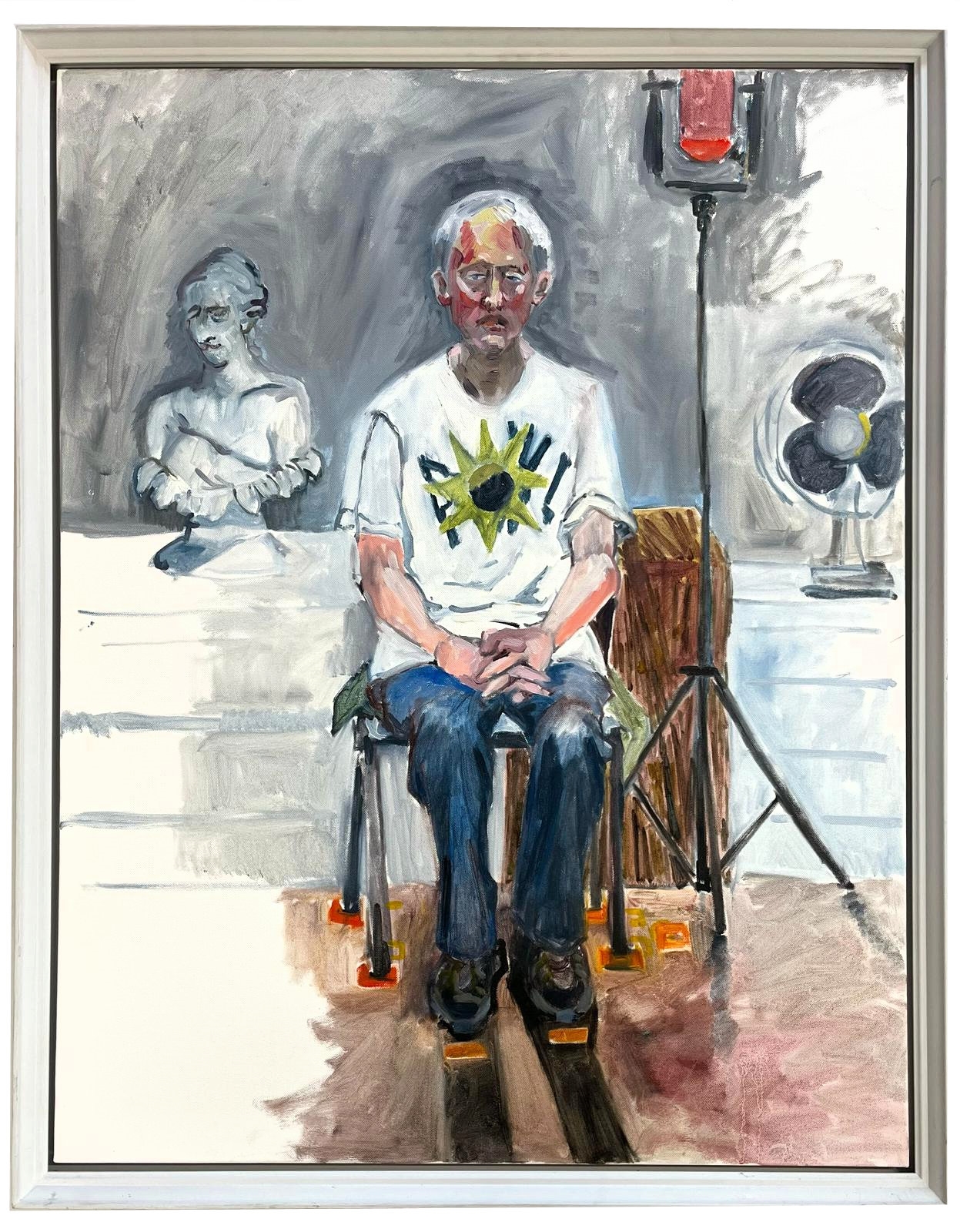 Robin Symes | UNTITLED NUDE PORTRAIT OF MAN ON A CHAIR | MutualArt