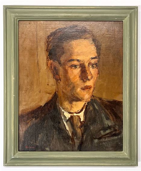 Robin Symes | UNTITLED PORTRAIT OF YOUNG MALE WITH TIE | MutualArt