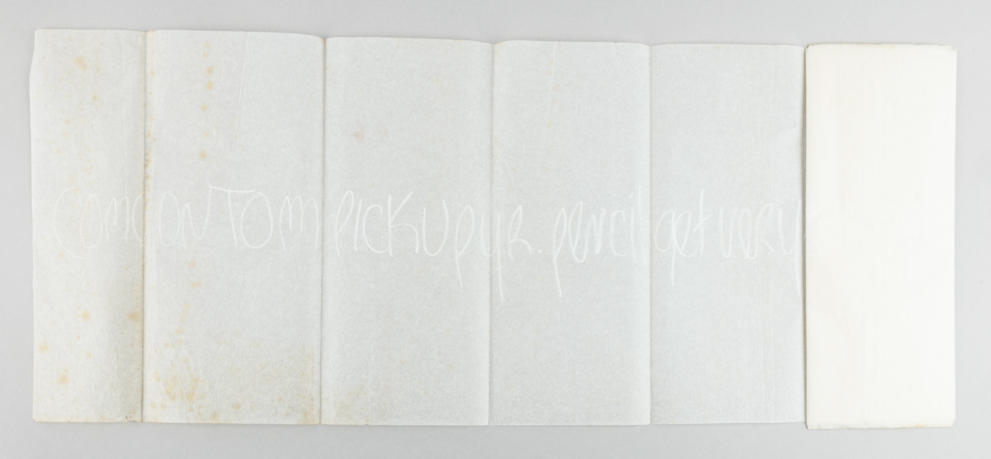 James Lee Byars | 'Come on Tom pick up your pencil (1974) | MutualArt