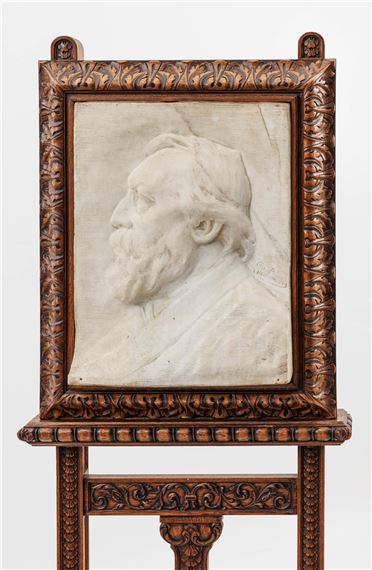 Philippe Lauwers | A marble portrait in relief of Peter Benoit (1834 ...
