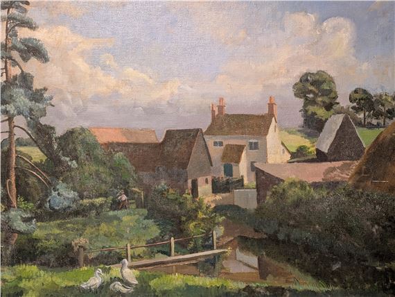 Philippa Maynard Romer | A farmstead | MutualArt