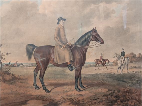 John Barwick | Mr Denny of Egmere on horseback | MutualArt