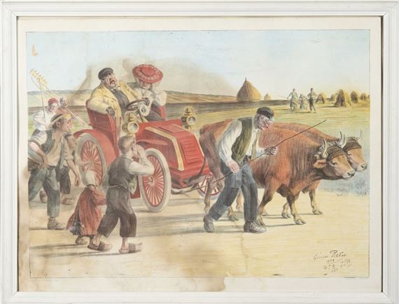 Georges Redon | The trailer (1904) | MutualArt