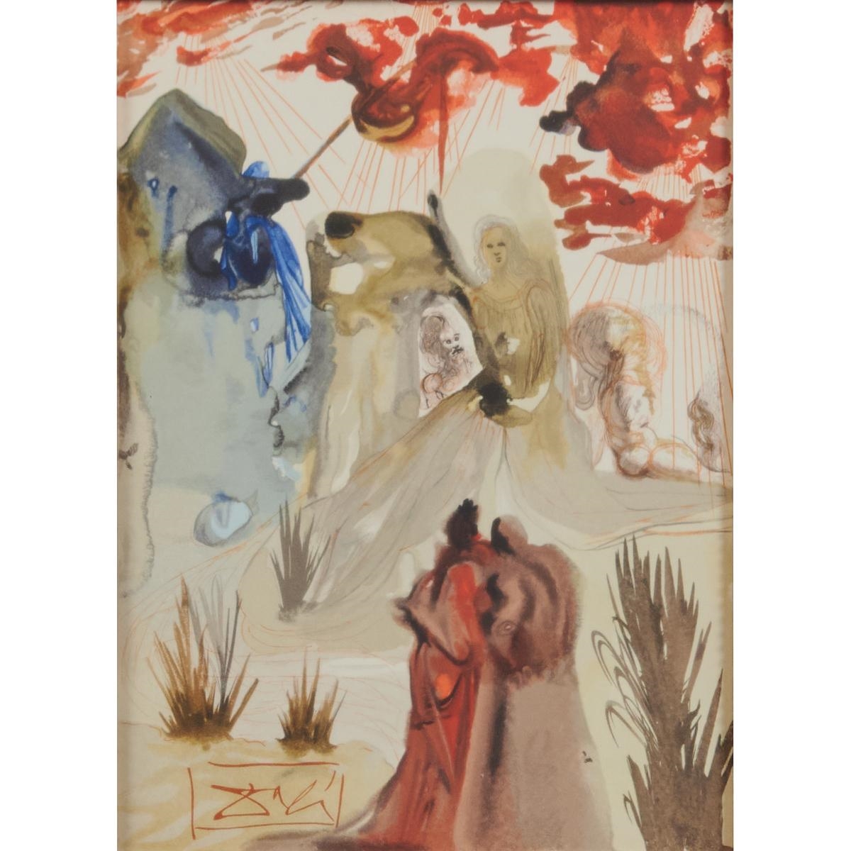 Salvador Dalí | Hell Canto 17, Hell Canto 23, Purgatory Canto 23, and ...