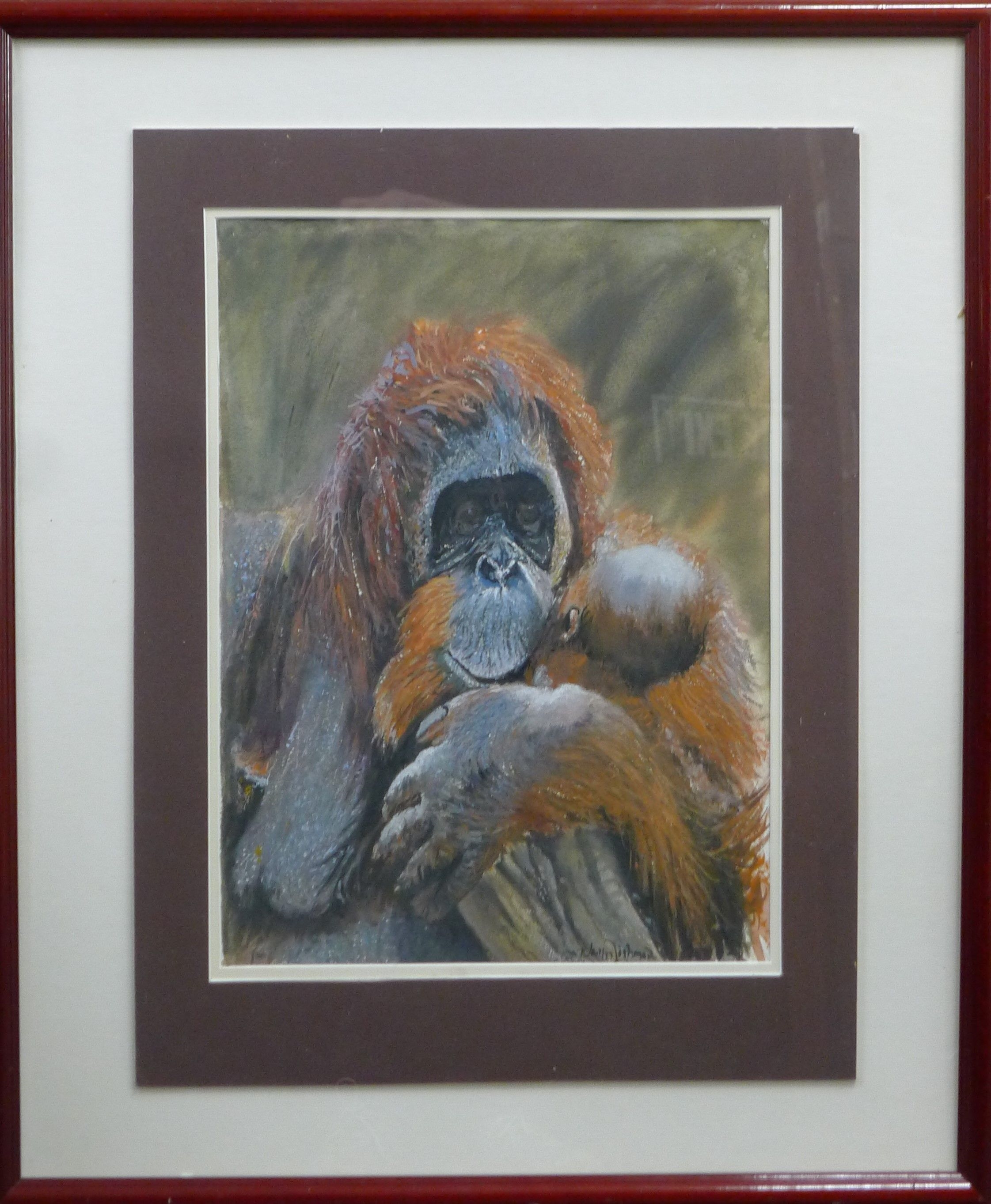 James Lishman | Orangutan and Baby | MutualArt
