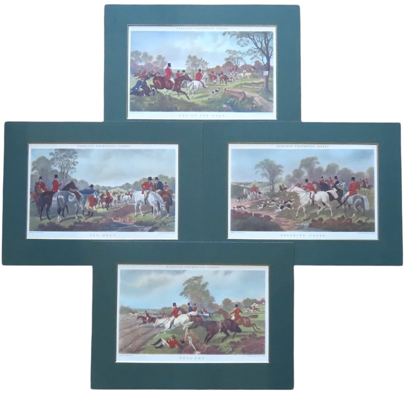 John Frederick Herring Sr. | FOUR HUNTING SCENE COLOUR LITHOGRAPHS ...