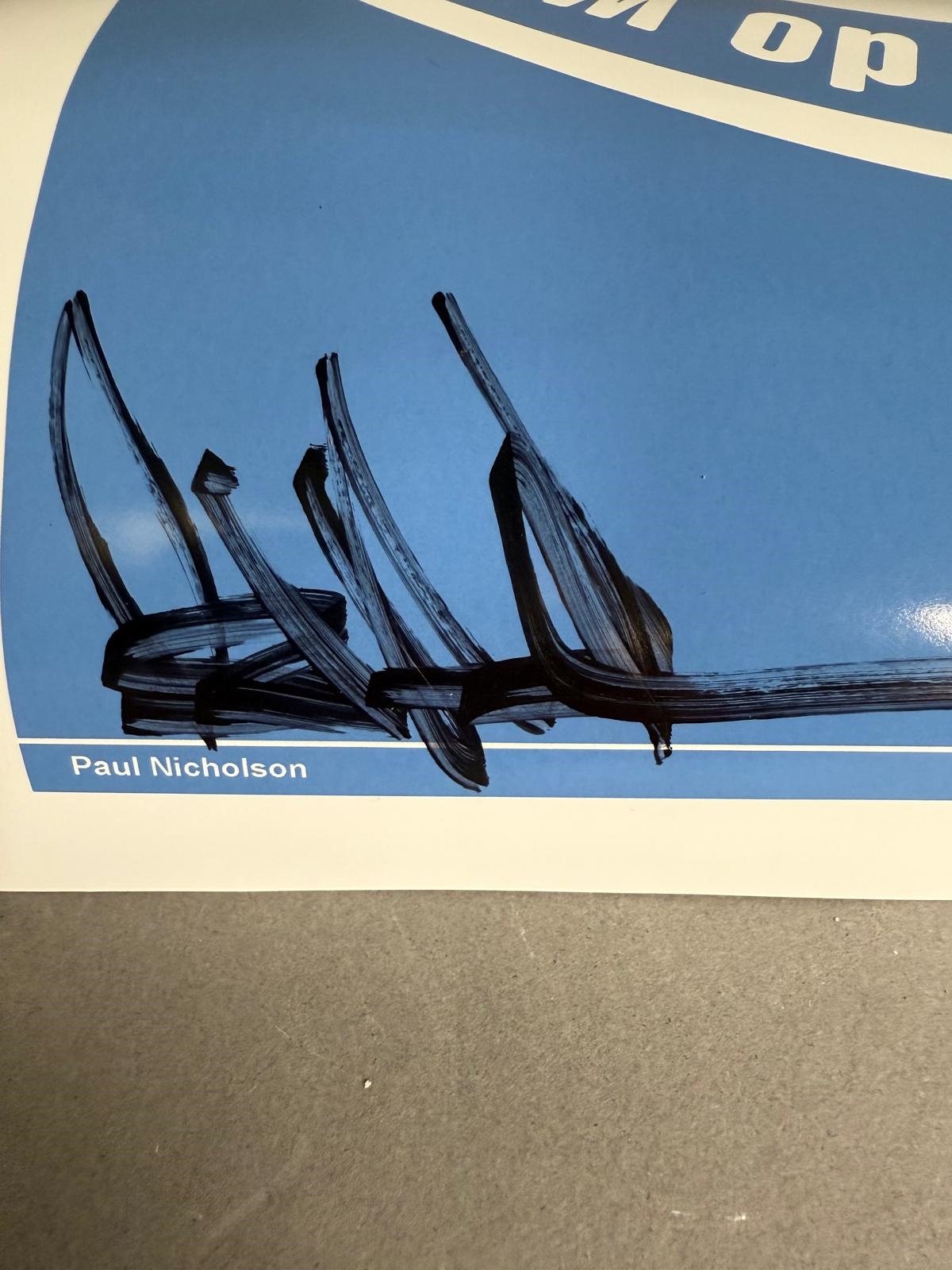 Paul Nicholson | A poster of the Aphex twin logo The Laughing Man ...