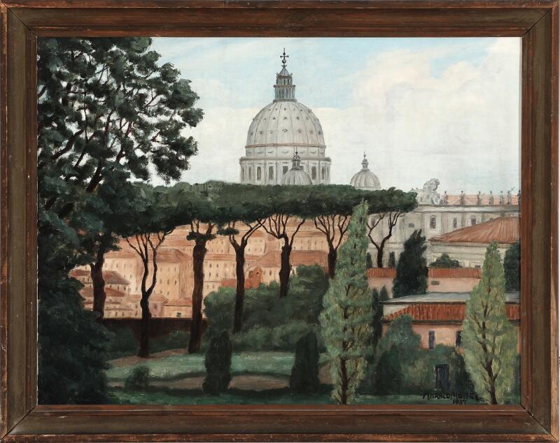Harald Moltke | View from Rome (1937) | MutualArt