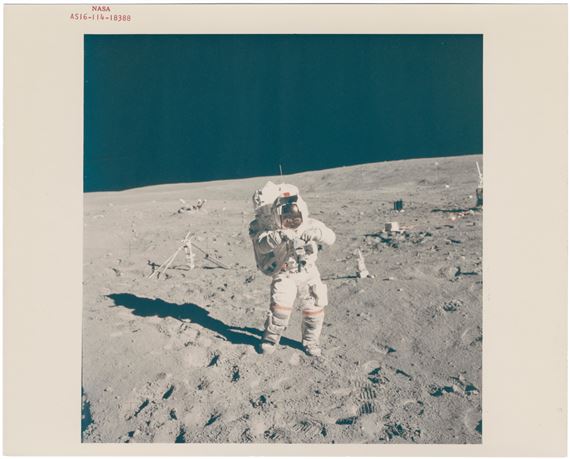 Charles Duke | [Apollo 16] PORTRAIT OF JOHN YOUNG ON THE MOON AT THE ...