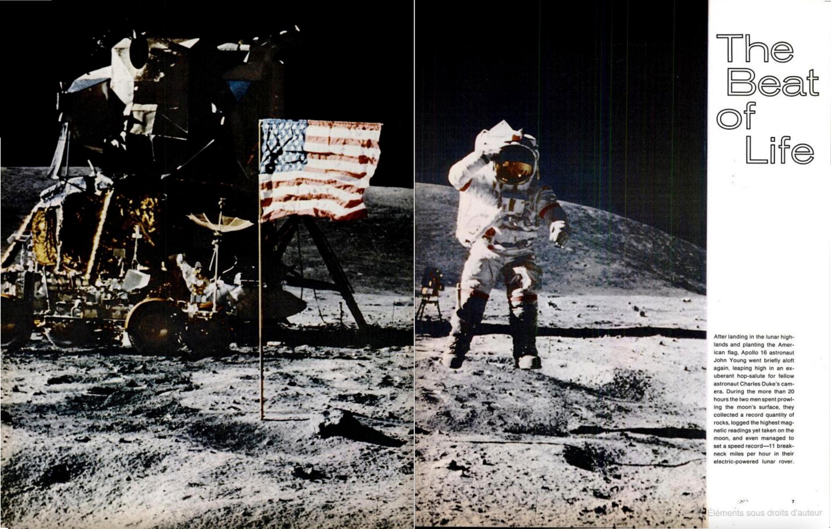 Charles Duke | [Apollo 16] JOHN YOUNG'S ICONIC JUMPING SALUTE (1972 ...