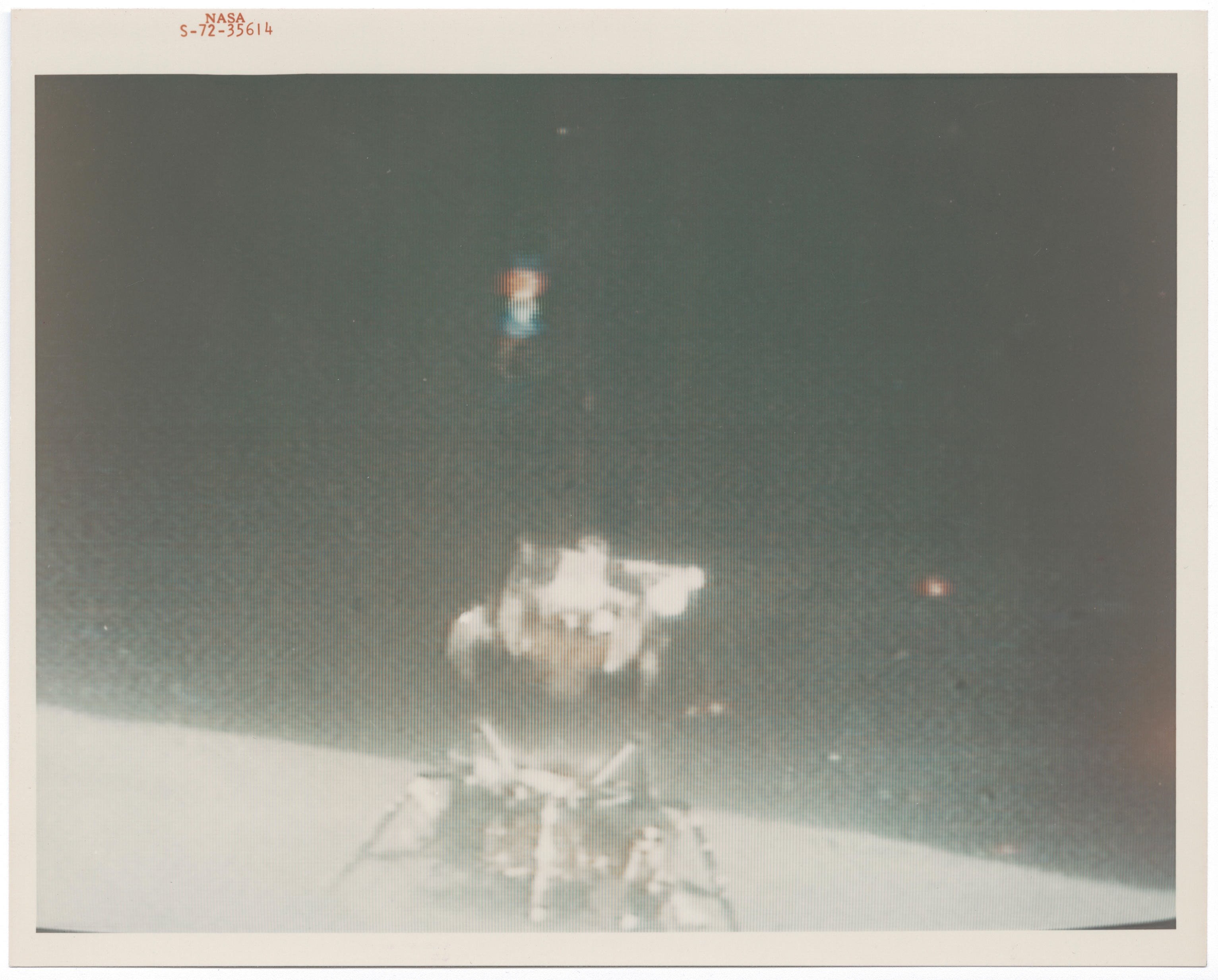 NASA | [Apollo 16] THE LM ORION LIFTING OFF FROM THE LUNAR SURFACE ...