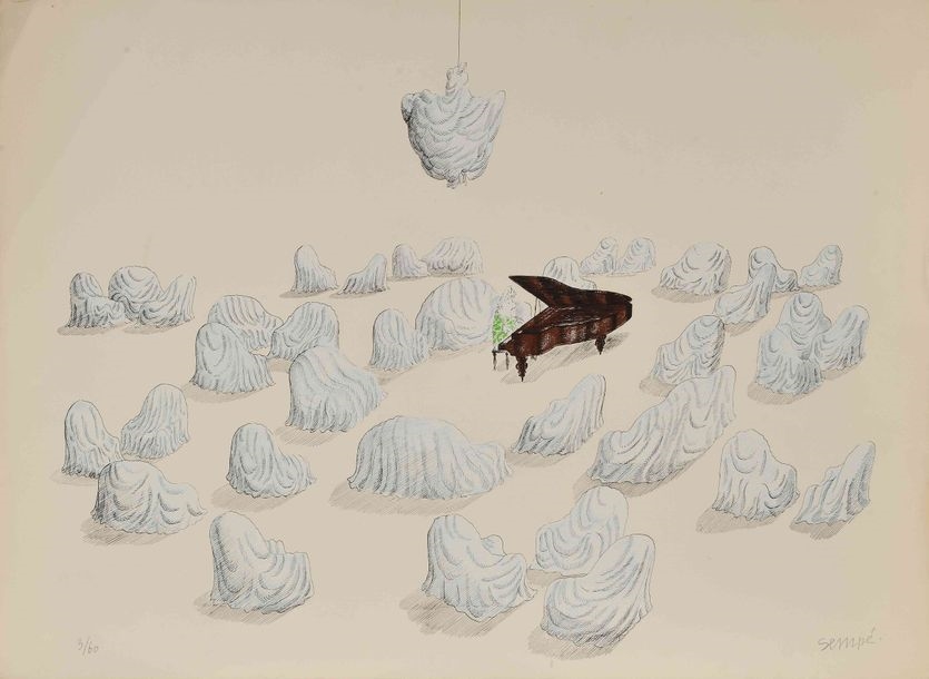 Jean-Jacques Sempé | Jean Jacques SEMPE (1932-2022) Untitled (The ...