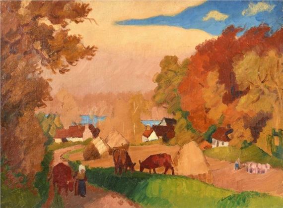 Jules Émile Zingg | Jules-Emile ZINGG (1882-1942) Etang en Picardie Oil ...