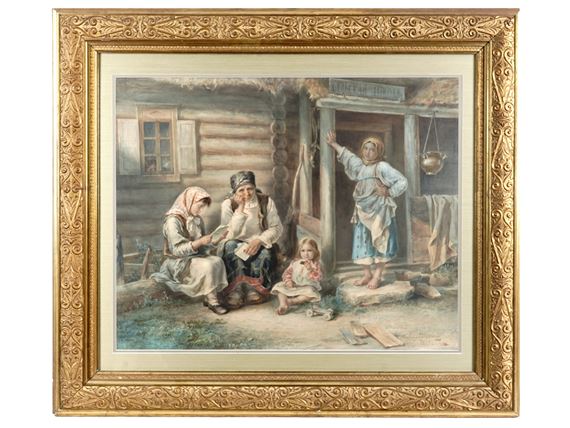Aleksei Ivanovich Strelkovsky | The Village School (1872) | MutualArt